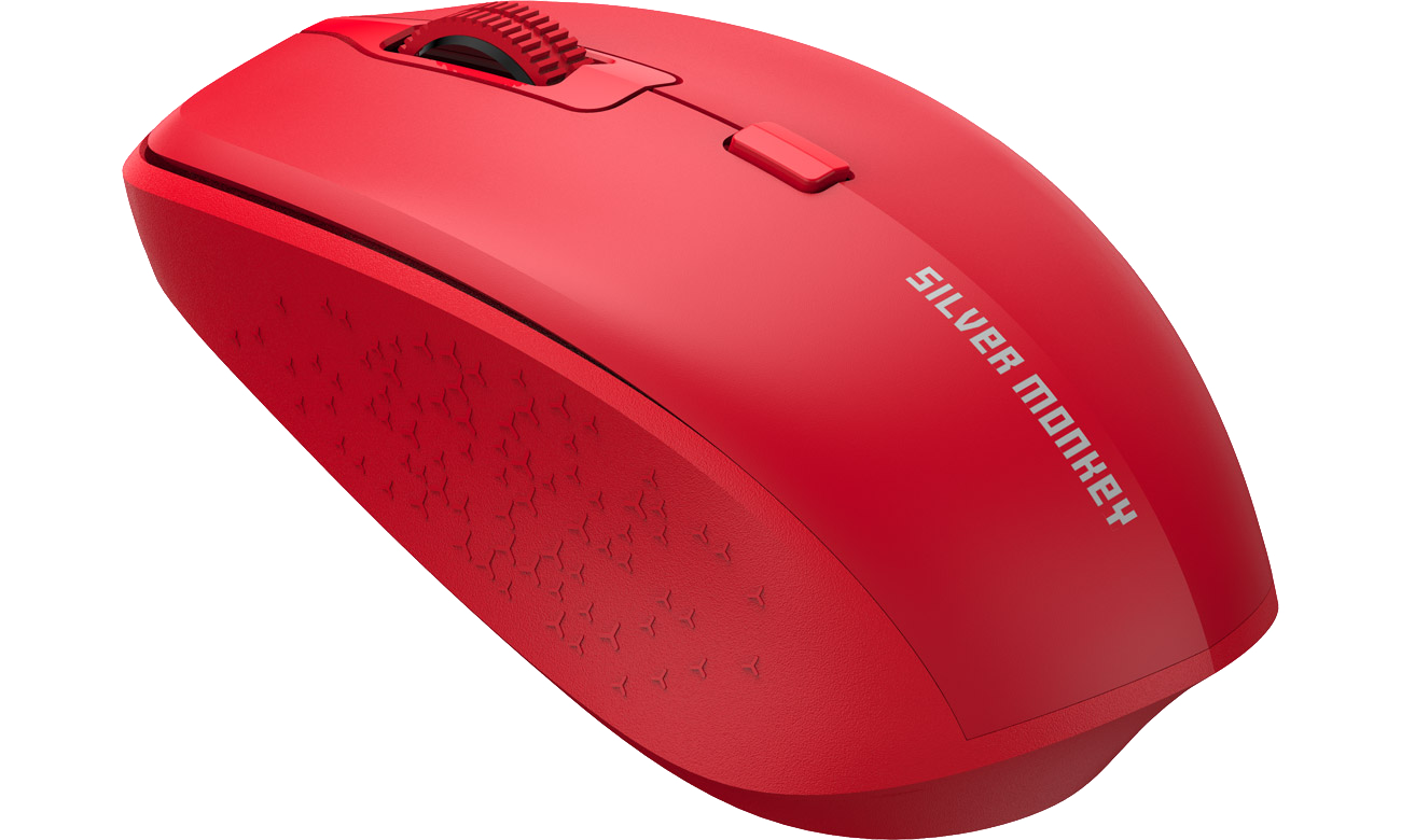Silver Monkey Wireless Comfort Mouse M40 Red - PC Maestro
